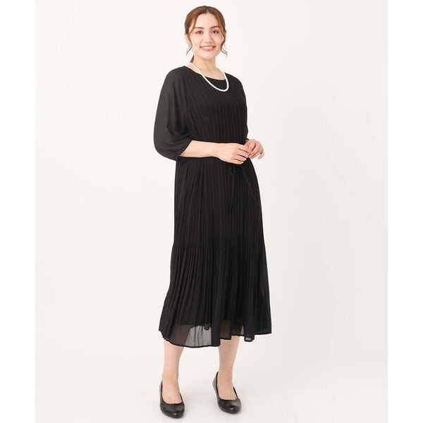 エウルキューブ（eur3）/【大きいサイズ/11号サイズあり】プリーツワンピース