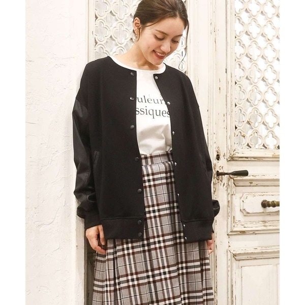 エウルキューブ（eur3）/【大きいサイズ】バーシティジャケット