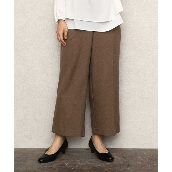 エウルキューブ（eur3）/【大きいサイズ/11号サイズあり】ソフィーツイルセンタープレスパンツ