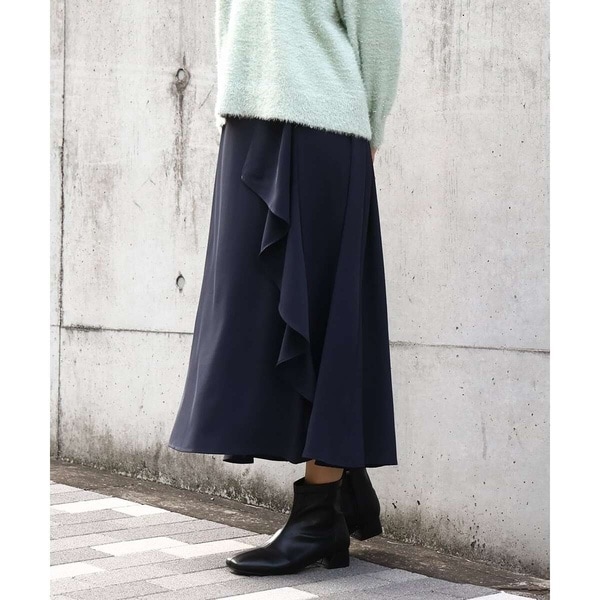 エウルキューブ（eur3）/【大きいサイズ】ラッフルスカート