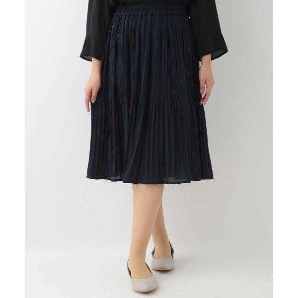 エウルキューブ（ｅｕｒ3）/【洗える／大きいサイズ】プリーツスカート
