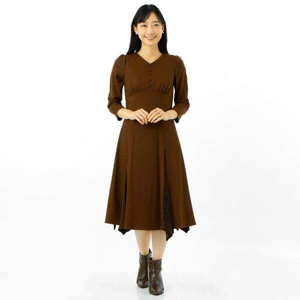 カールパークレーン（Karl Park Lane）/サキソニーマチ付ハイウエストワンピース