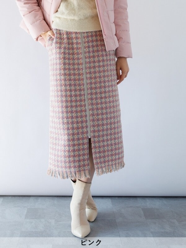 カールパークレーン（Karl Park Lane）/ツイードロングタイトスカート