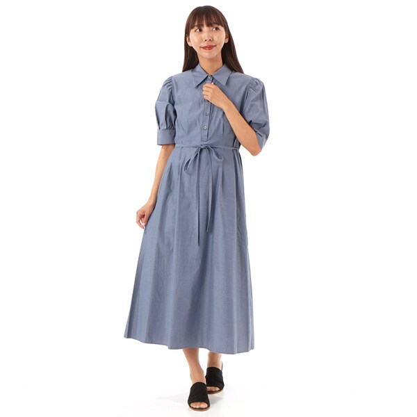 カールパークレーン（Karl Park Lane）/【洗える/ＳＳ〜Ｌサイズ】シャンブレーシャツワンピース