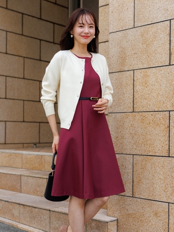 カールパークレーン（Karl Park Lane）/無地ノースリータックワンピース