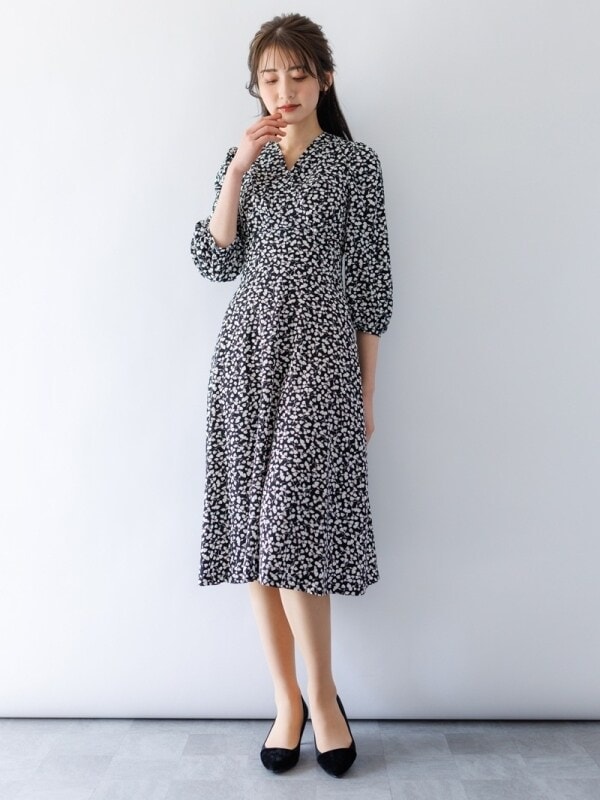 カールパークレーン（Karl Park Lane）/プリント カシュクールワンピース