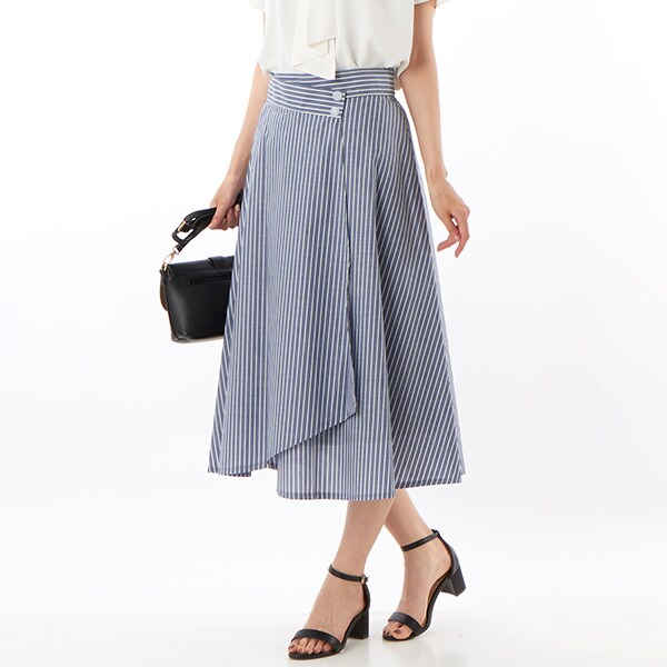 カールパークレーン（Karl Park Lane）/ストライプ巻風フレアースカート