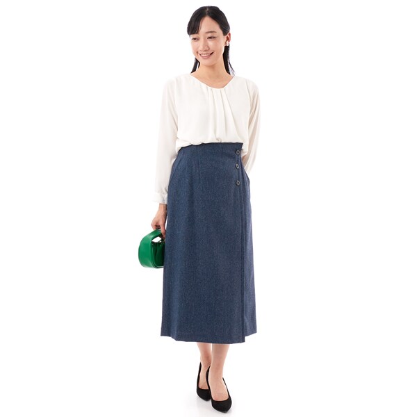 カールパークレーン（Karl Park Lane）/ストレッチツイードAラインスカート