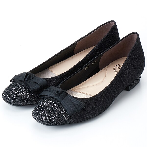 アンリーフ（unReef）/リボンモチーフトゥーキャップカッターパンプス