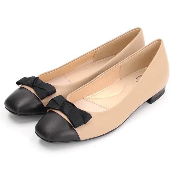 アンリーフ（unReef）/リボンモチーフトゥーキャップカッターパンプス