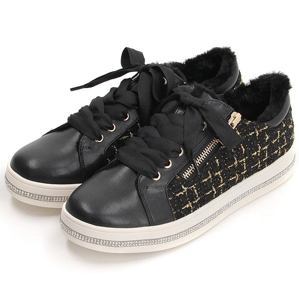 アンリーフ（unReef）/レースアップボアスニーカー