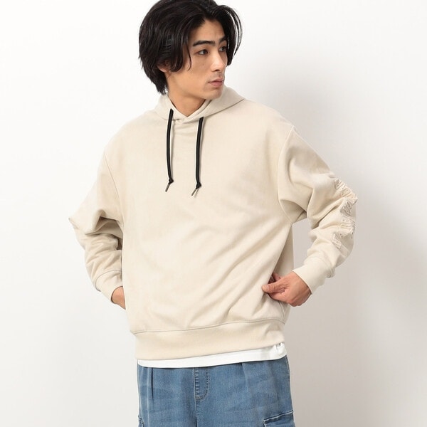 パープル＆イエロー（Purple & Yellow）/メッセージエンボスプルパーカ