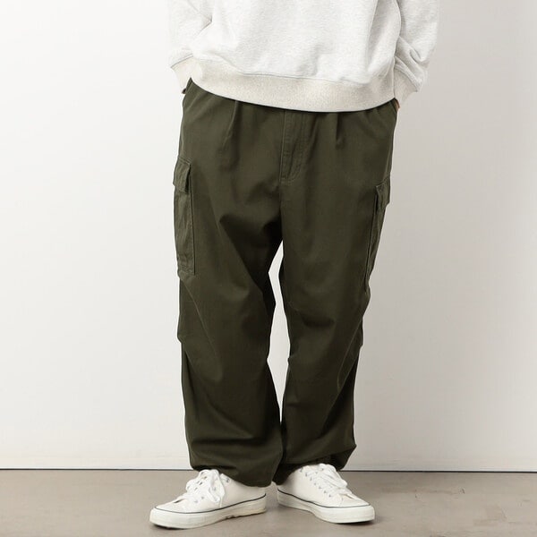 パープル＆イエロー（Purple & Yellow）/ワイドカーゴパンツ