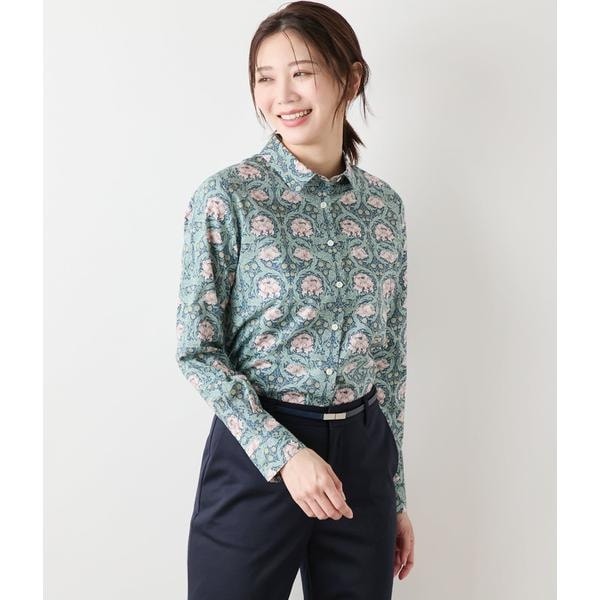 ニューヨーカー（NEWYORKER）/リバティ ウィリアム・モリス アフリカンマリーゴールド レギュラーカラ