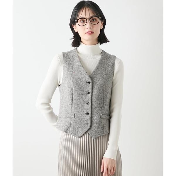 ニューヨーカー（NEWYORKER）/ウールネップツィード Vネックベスト