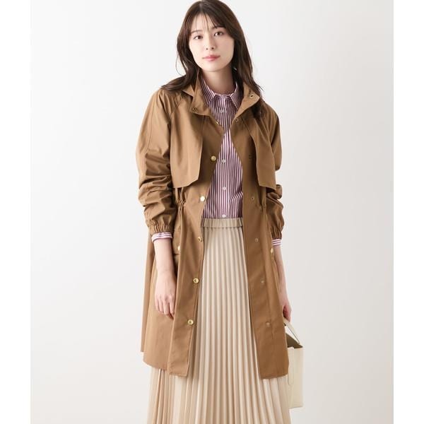 ニューヨーカー（NEWYORKER）/【ウォッシャブル】TCナチュラルクロス フード付きアウター