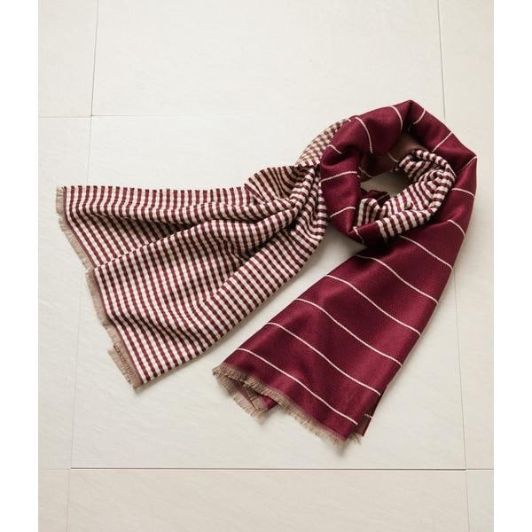 ニューヨーカー（NEWYORKER）/チェックボーダーストール