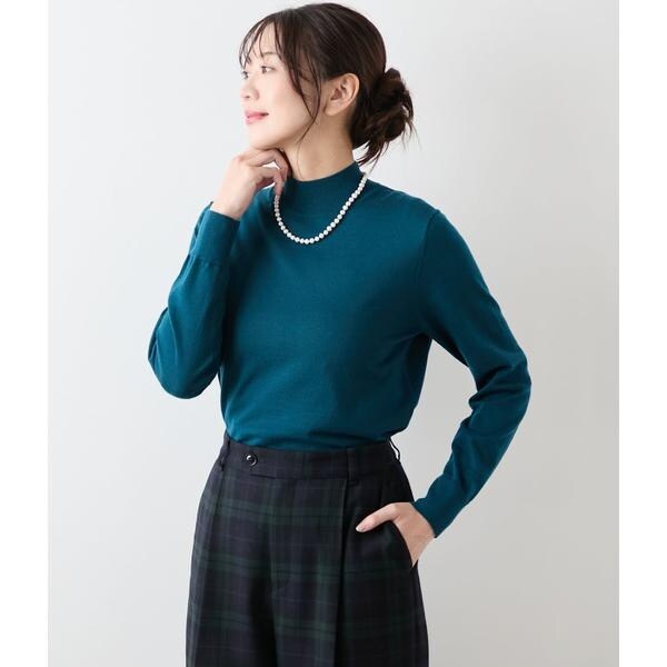 ニューヨーカー（NEWYORKER）/【手洗い可能】キャッシュウール ボトルネックプルオーバー