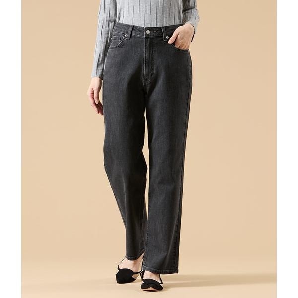 【NEW】ニューヨーカー（NEWYORKER）/【ストレッチ】EDWIN 11オンスストレートブラックデニムパンツ