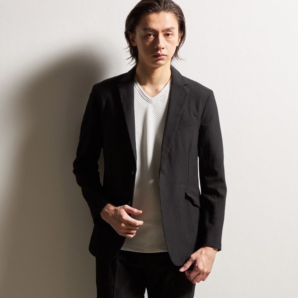 ハイダウェイ（HIDEAWAYS）/３Ｄメッシュサッカージャケット