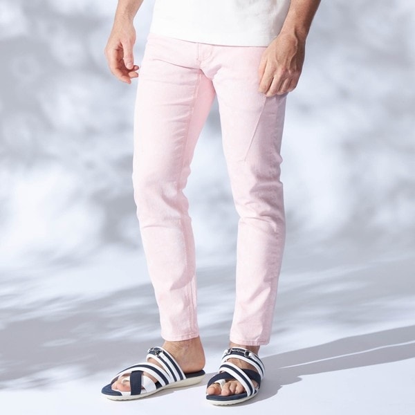 ハイダウェイ（HIDEAWAYS）/ピグメントプリントツイルパンツ