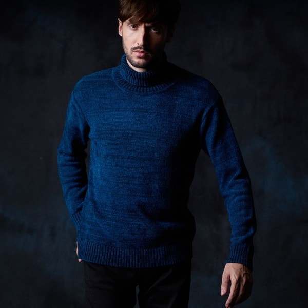 ハイダウェイ（HIDEAWAYS）/メランジモールオフタートルネックニット