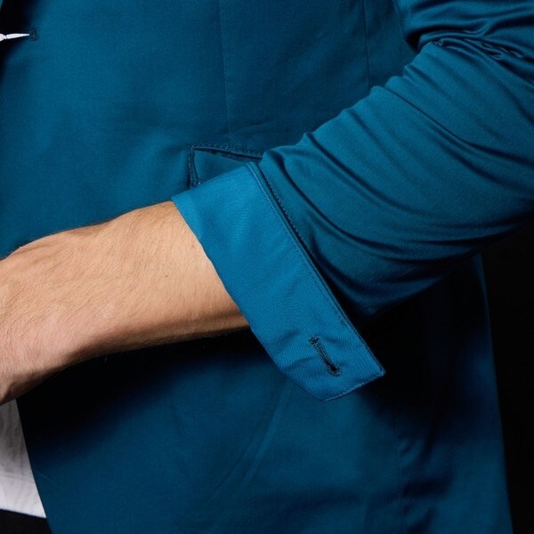 ハイダウェイ（HIDEAWAYS）/コットンストレッチサテンジャケット