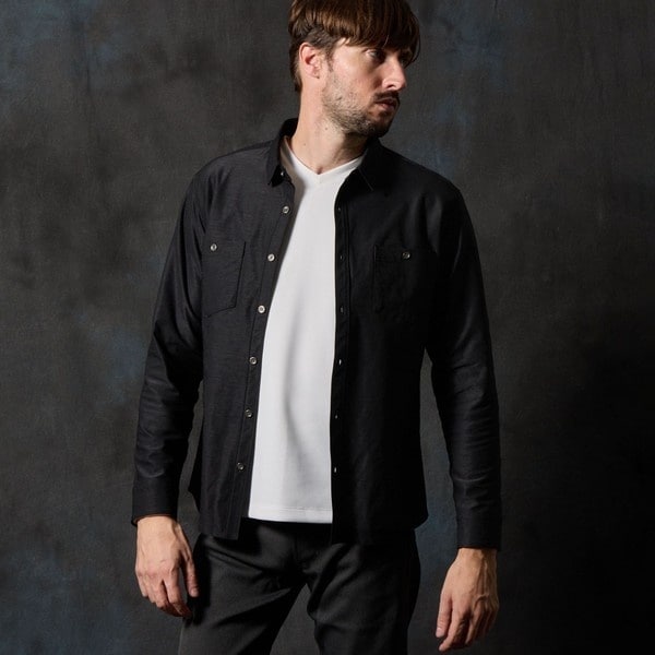 ハイダウェイ（HIDEAWAYS）/ショートレギュラーカラーシャツブルゾン