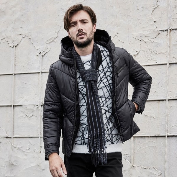 ハイダウェイ（HIDEAWAYS）/ナイロンタフタ　中綿ブルゾン