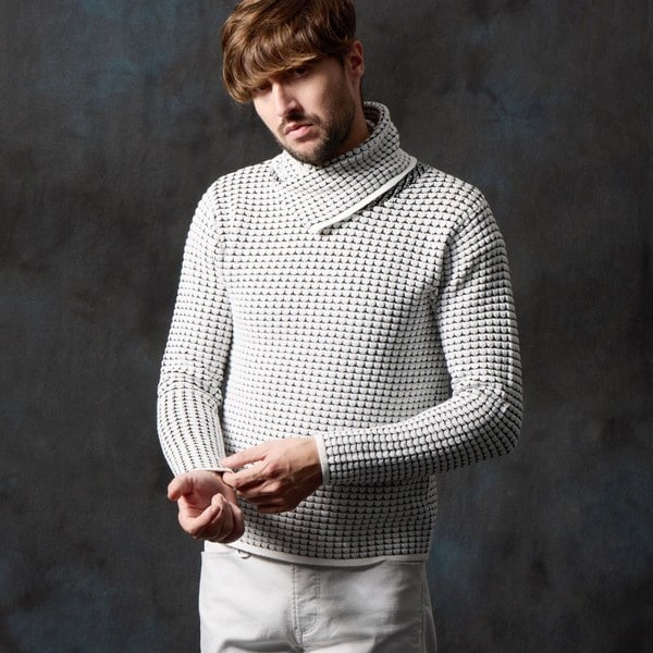 ハイダウェイ（HIDEAWAYS）/アフガンネックニット