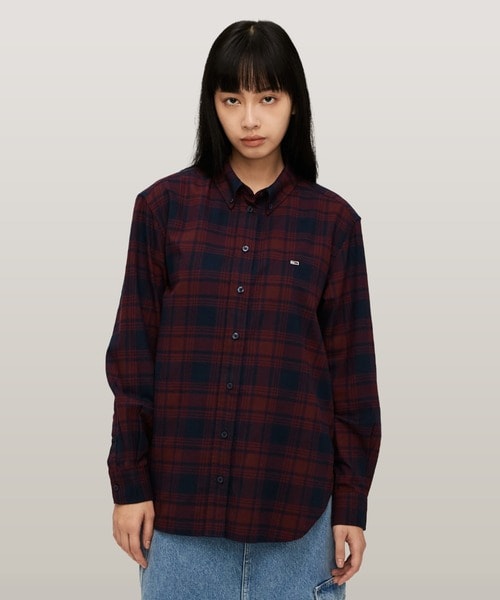 トミー ジーンズ（ JEANS）/リラックスタータンチェックシャツ