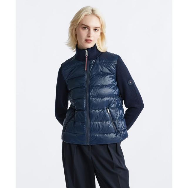 トミー ジーンズ（ JEANS）/フェミニングロスニットダウンジャケット