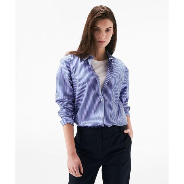 トミー ジーンズ（ JEANS）/ポプリンイージーフィットシャツ