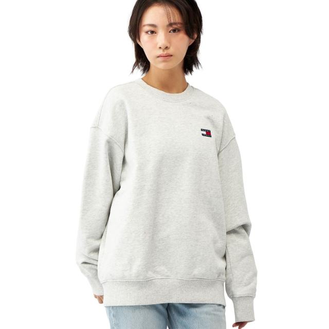 トミー ジーンズ（ JEANS）/リラックスバッジクルーネックトレーナー