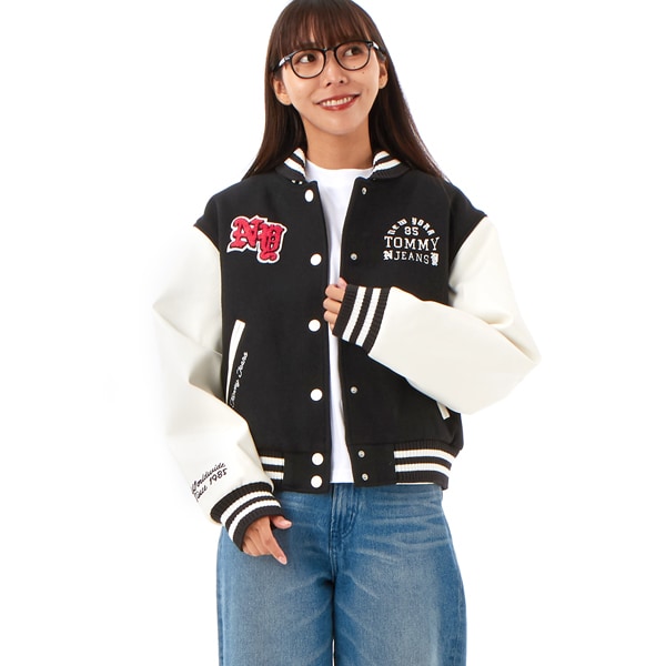 トミー ジーンズ（ JEANS）/ウールバーシティジャケット