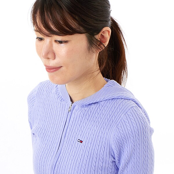 トミー ジーンズ（TOMMY JEANS）/フードジップアップカーディガン