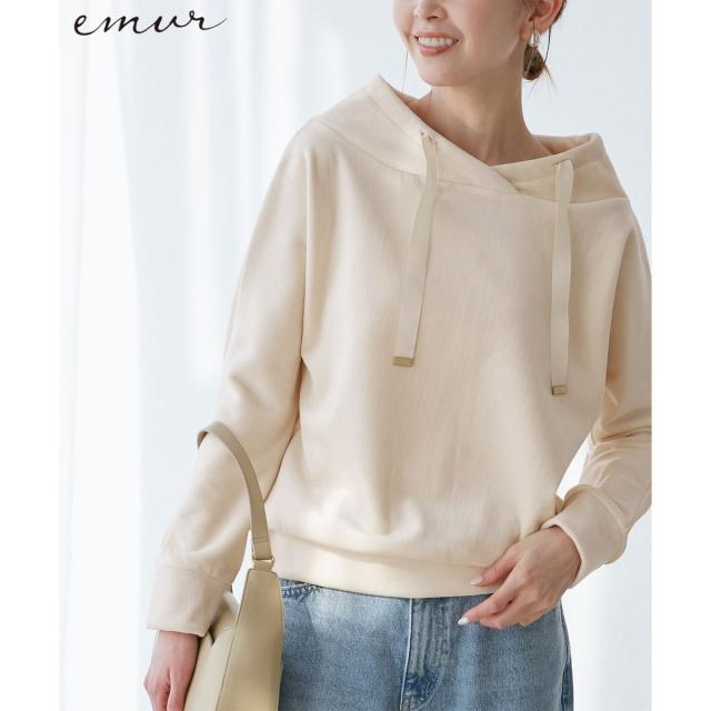 ロペピクニック（ROPE’ PICNIC）/【emur/エミュール】リブベロアプルオーバー