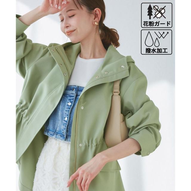 ロペピクニック（ROPE’ PICNIC）/撥水・花粉ガード/ミドル丈マウンテンパーカ スプリングコート