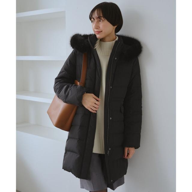 ロペピクニック（ROPE’ PICNIC）/【GREEN DOWN/グリーンダウン】ファー付きダウンロングコート/一部WEB限定カラー