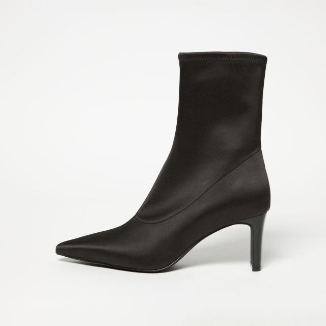 オデットエオディール（ODETTE Ｅ ODILE）/＜SY＞ ポインテッドストレッチ ショートブーツ70↑