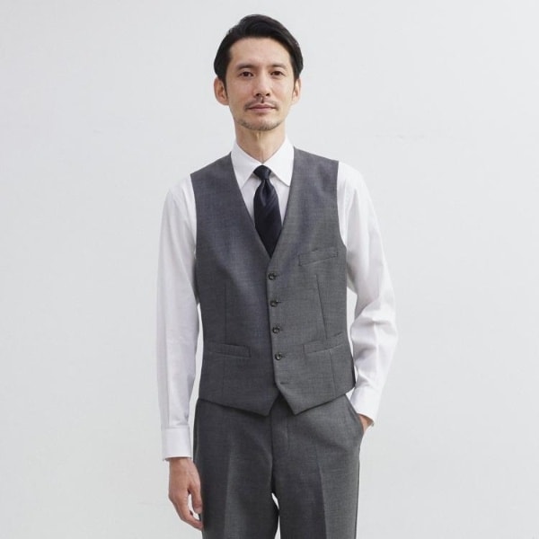 タケオキクチ（TAKEO KIKUCHI）/【3ピース対応】シャイニーシャークピンヘッド ベスト