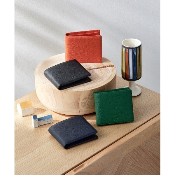 タケオキクチ（TAKEO KIKUCHI）/ソフトシュリンクレザー 二つ折り財布