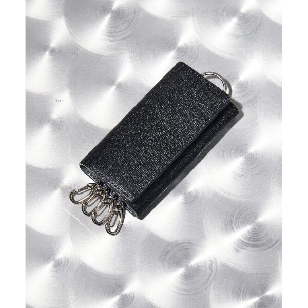 タケオキクチ（TAKEO KIKUCHI）/配色型押しレザー キーケース