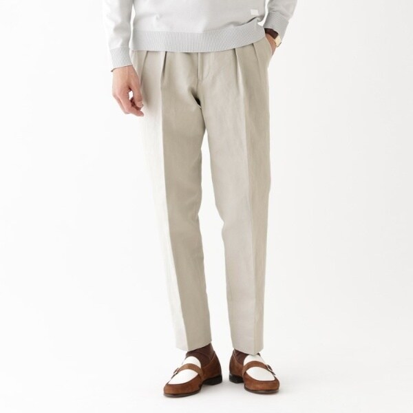 タケオキクチ（TAKEO KIKUCHI）/【THE FLAGSHIP】尾州コットンヘンプ チノパン