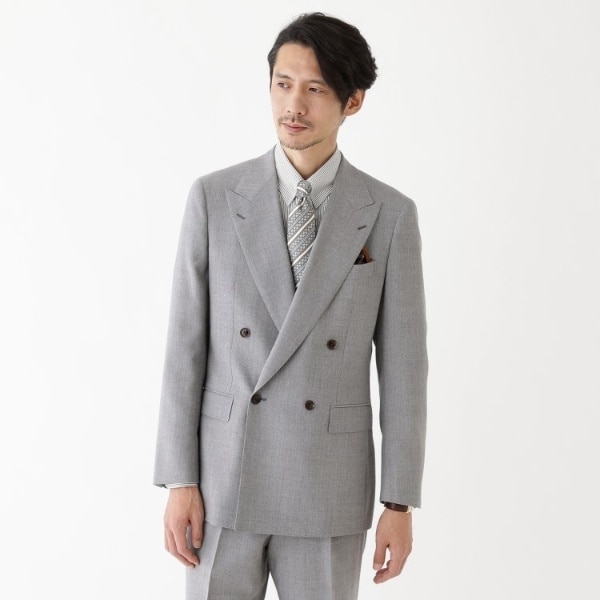 タケオキクチ（TAKEO KIKUCHI）/【THE FLAGSHIP】キューバビーチリネン ダブルブレステッドスーツ