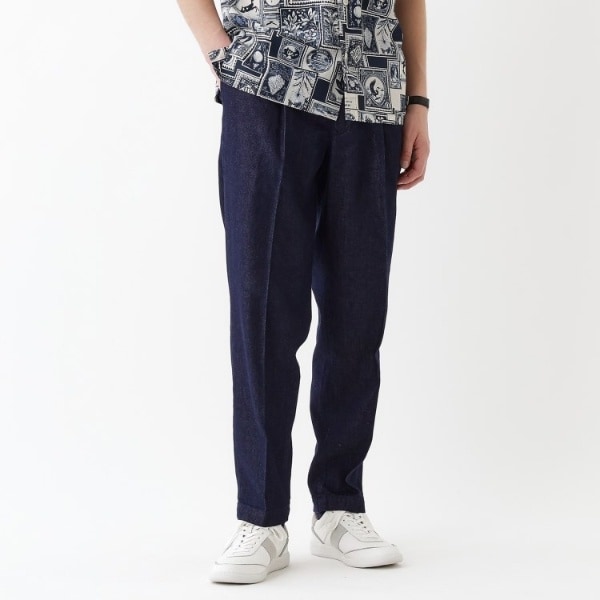 タケオキクチ（TAKEO KIKUCHI）/【THE FLAGSHIP】綿キュプラウールデニム イージーパンツ