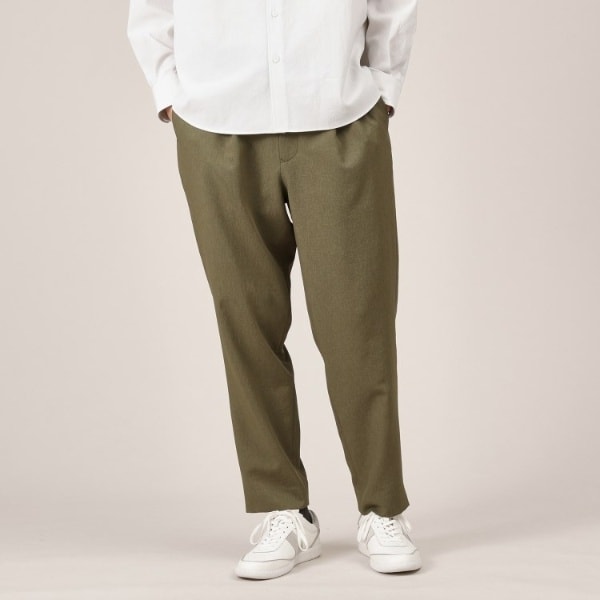 タケオキクチ（TAKEO KIKUCHI）/【多機能】リネンライクカルゼ イージーパンツ