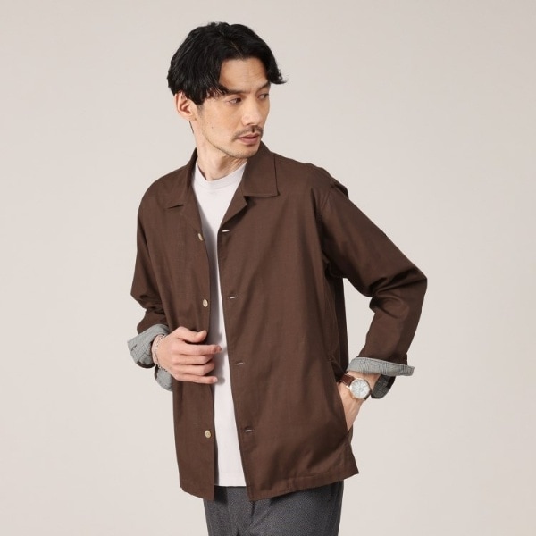 タケオキクチ（TAKEO KIKUCHI）/【羽織】ダブルフェイス シャツ 羽織り