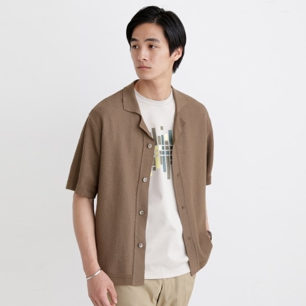 タケオキクチ（TAKEO KIKUCHI）/ニットシャツ カーディガン