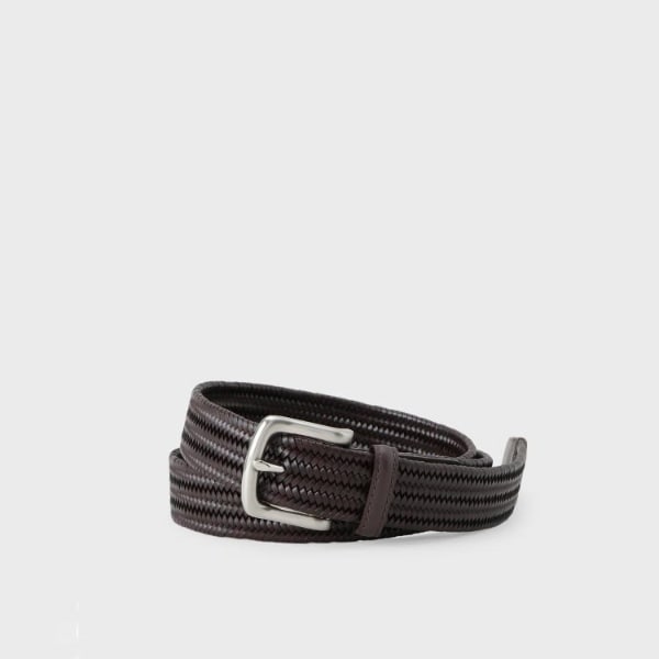 タケオキクチ（TAKEO KIKUCHI）/レザーゴムメッシュベルト